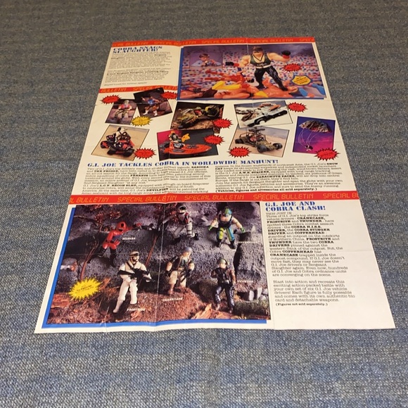 Vintage | Other | Classic 98s Gi Joe Mail In Advertisement Foldout ...